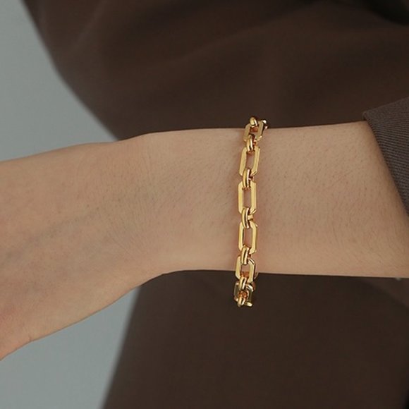Jewelry | Ana Luisa Style Gold Link Chain Bracelet | Poshmark